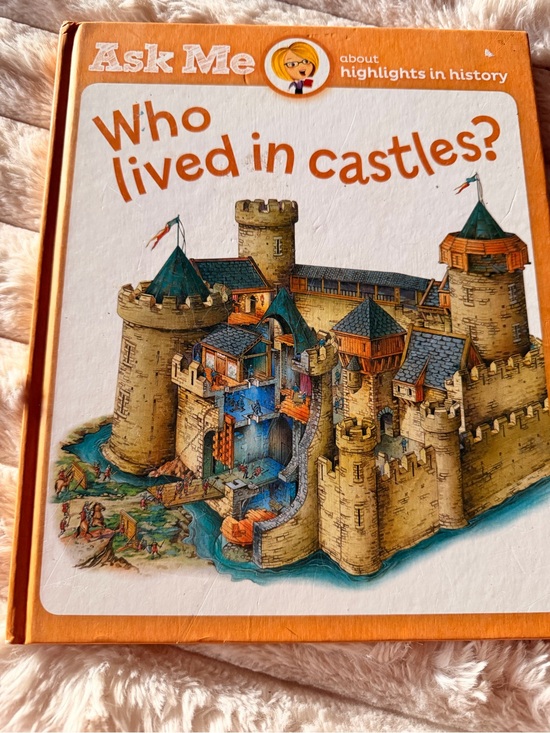 Other | Ask Me Who Lived In Castles Orange Childrens History Book ...